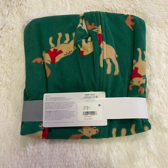 Carter's | One Pieces | Carters Winter Moose One Piece Pajama Set ...